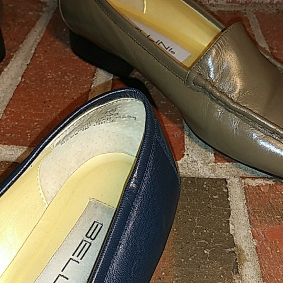 Bellini | Shoes | 2 Pairs Bellini Shoes Tan And Dark Blue Color | Poshmark